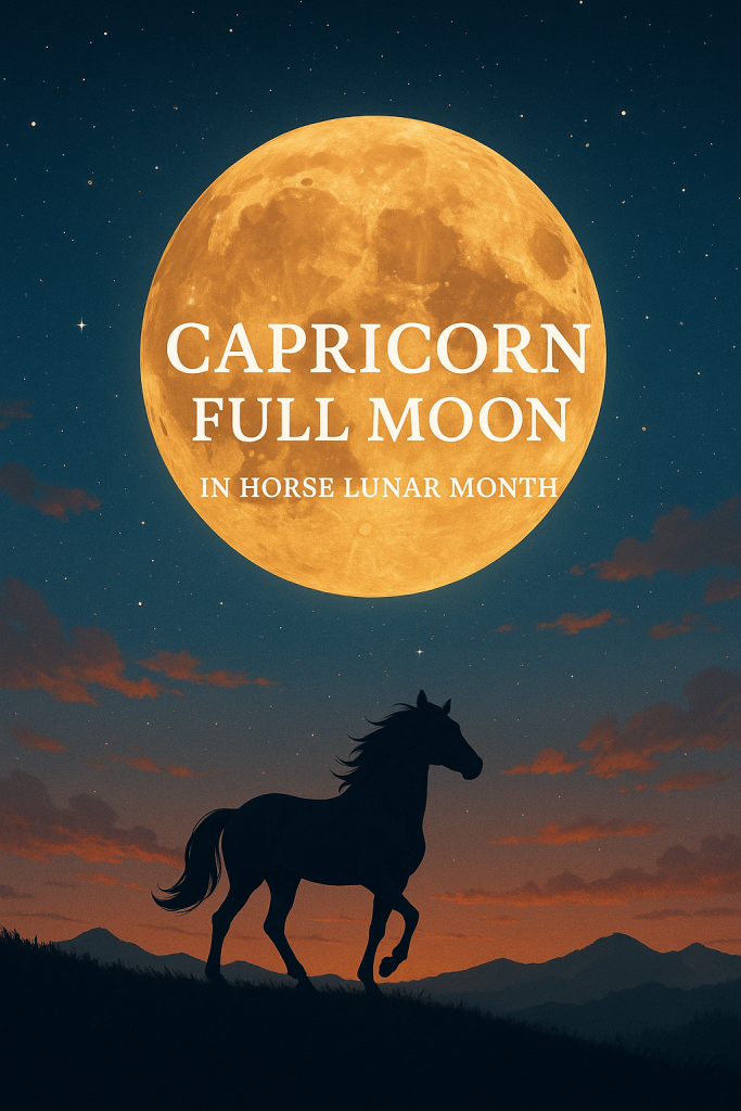 2025 Capricorn Full Moon in Horse Lunar Month - Susan Levitt